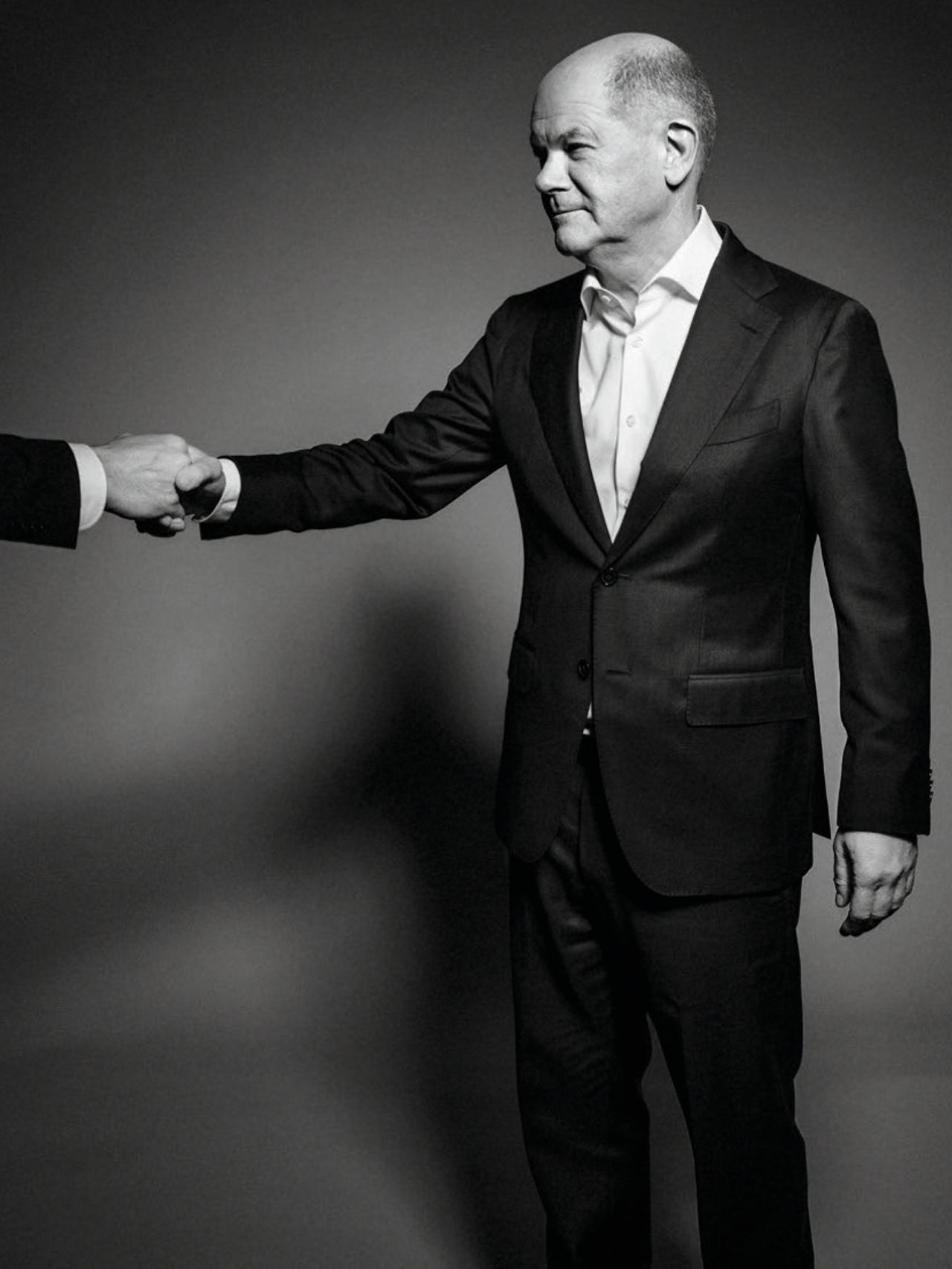 Bundeskanzler Olaf Scholz im Interview ohne Worte - SZ Magazin