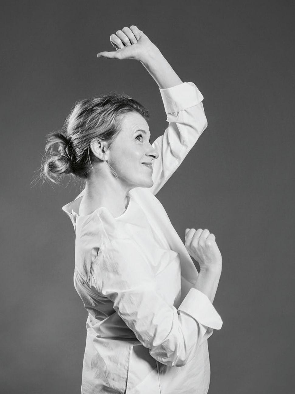 Die Schauspielerin Caroline Peters im Interview ohne Worte - SZ Magazin