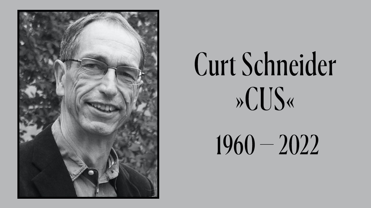 Nachruf auf Curt Schneider »CUS« - SZ Magazin